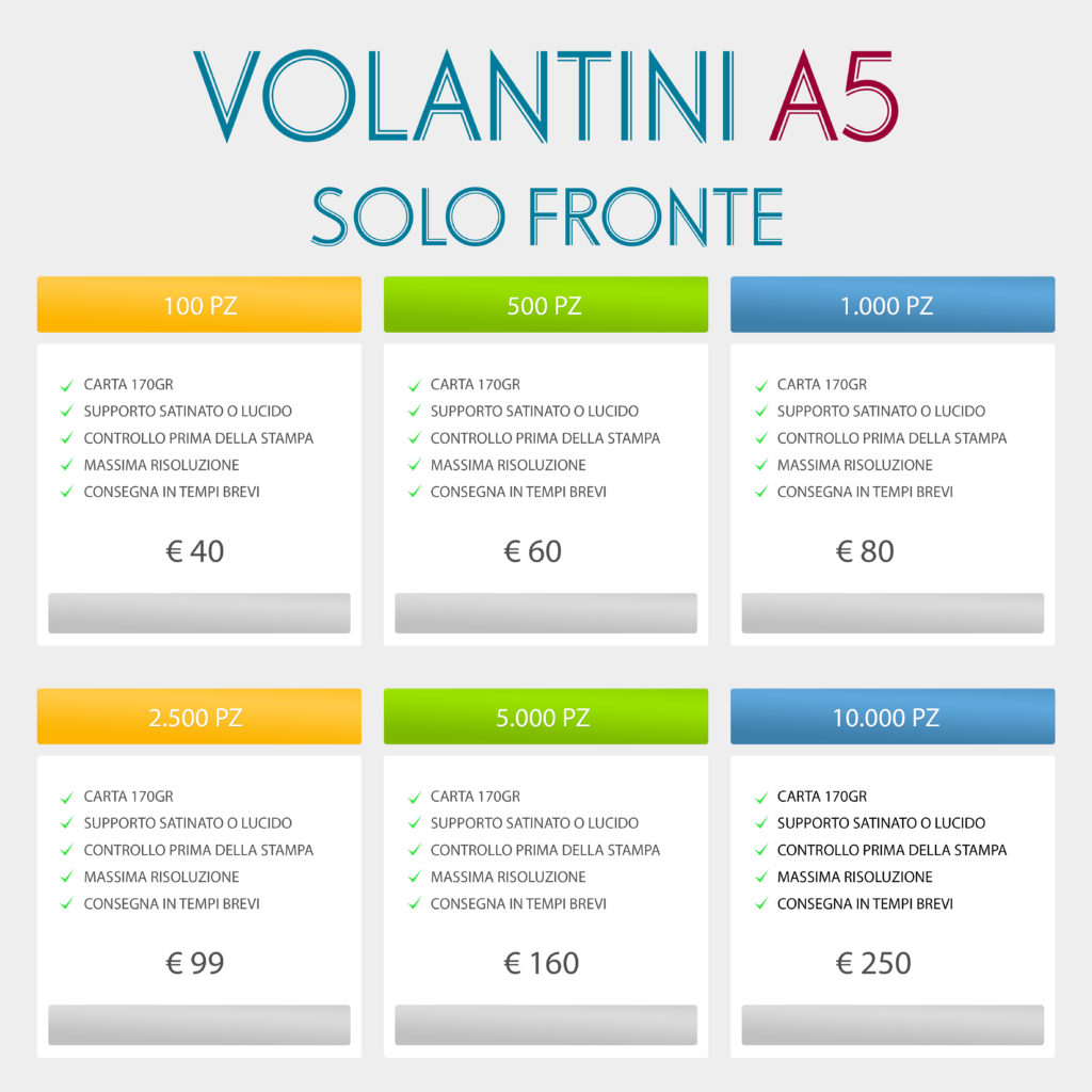 Volantini A5 - DigitalPhoto - Soluzioni digitali